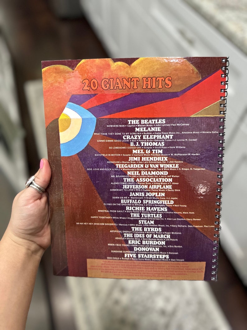 Vinyl Record Cover Notebook - DO IT NOW 20 Giant Hits - Etsy