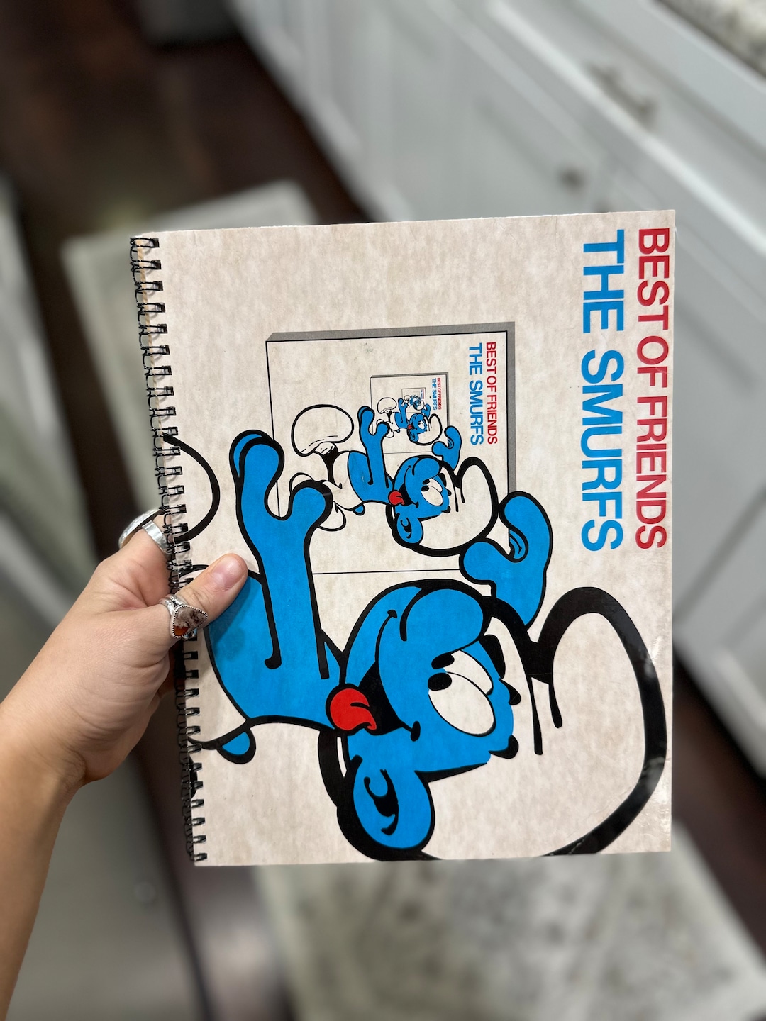 Vinyl Record Cover Notebook - THE SMURFS - Etsy