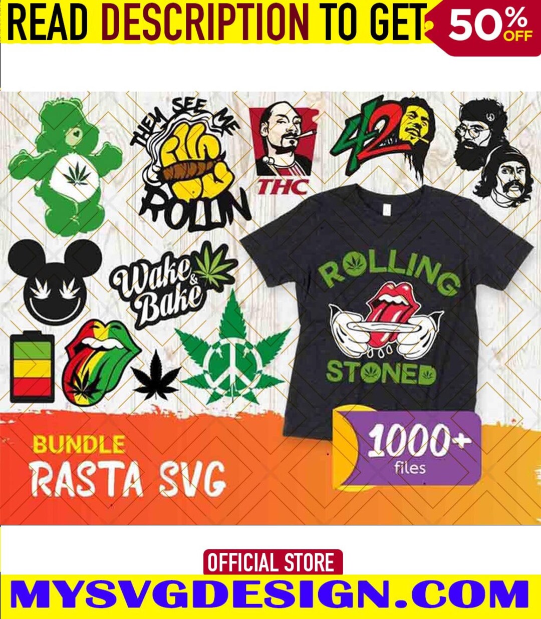 1000 Rasta SVG Bundle Svg Cut Files for Cricut Svg Files - Etsy