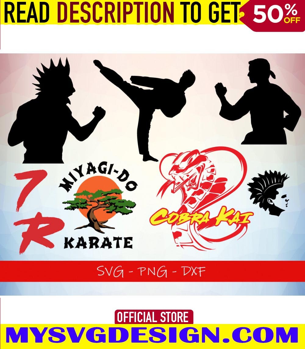 100 Cobra Kai Svg Bundle Cobra Cai Svg Karate Svg for - Etsy