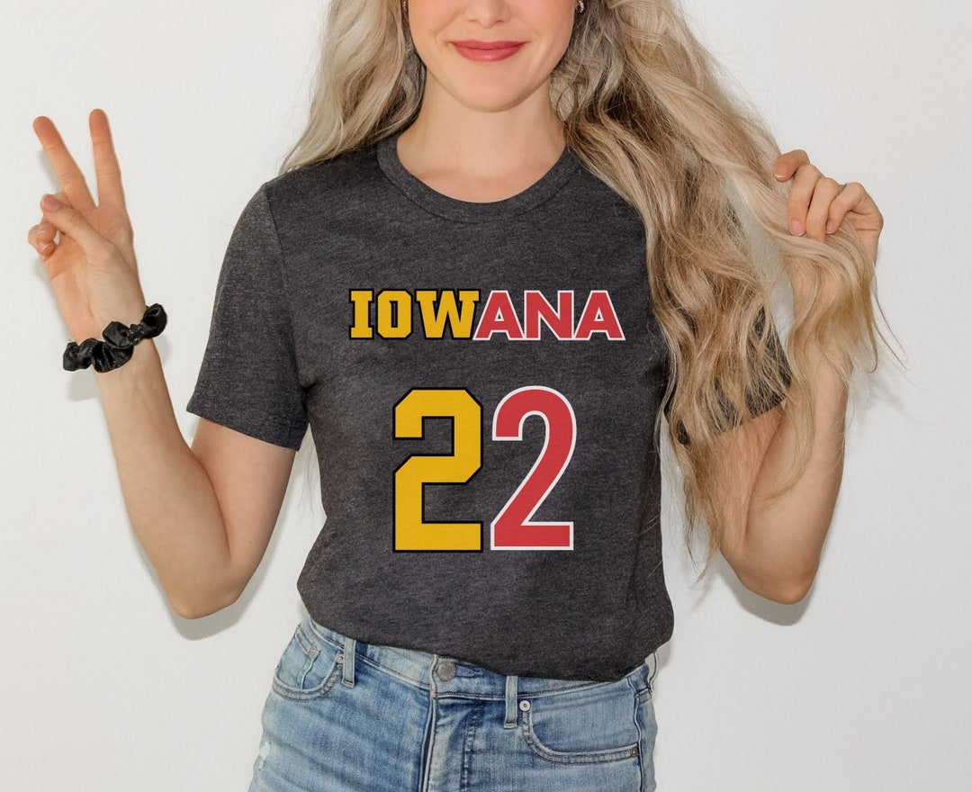 Iowa Indiana 22 Shirt, Clark Fever T-shirt, Number 22 T-shirt, Indiana ...
