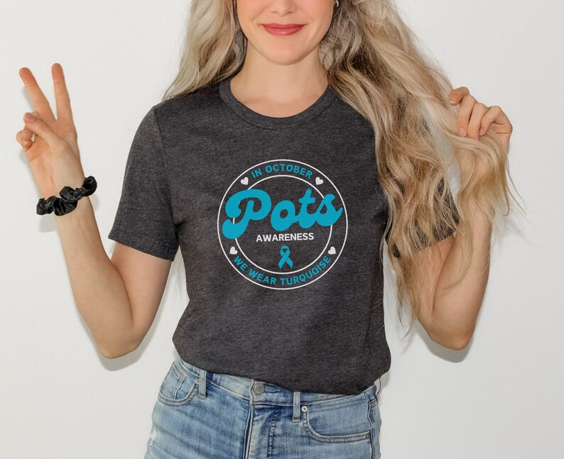 POTS Awareness Shirt, POTS Syndrome T-shirt, October Awareness Month ...