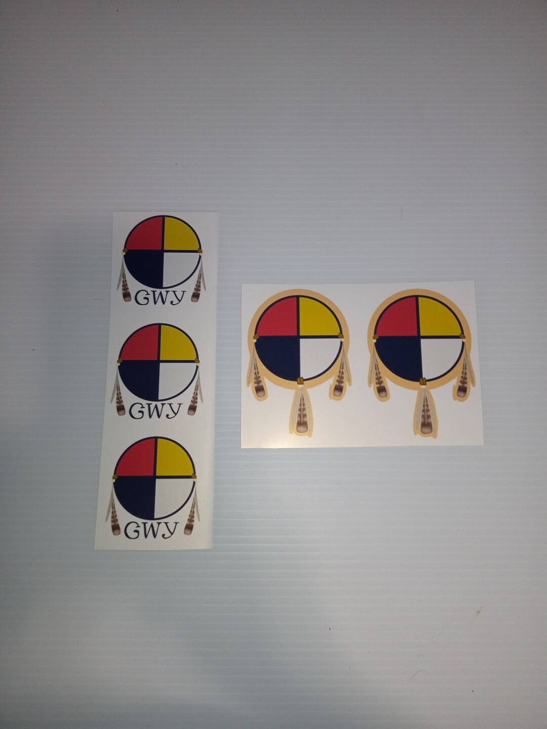 Medicine Wheel Stickers Vinyl Water Resistant (5 Counts of Medicine ...