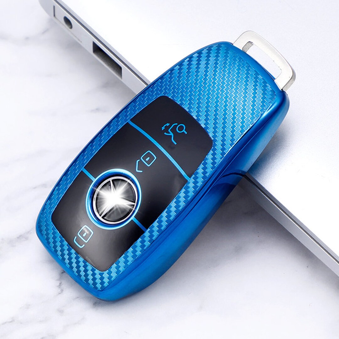 Mercedes Benz Carbon Key Coverkey Fob Cover Keyless Key Fob Shell Fit ...