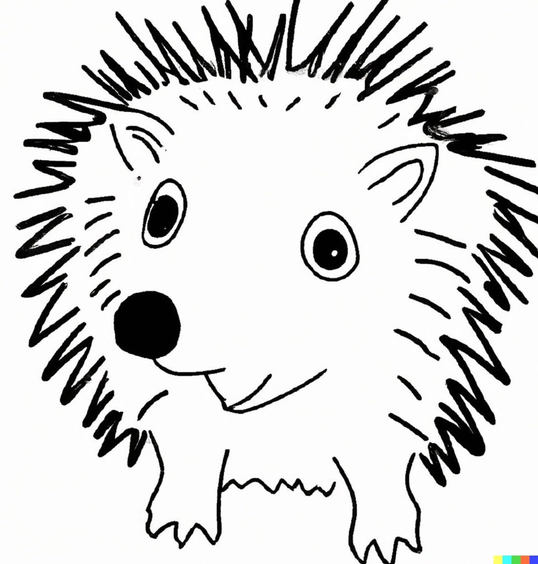 Henry the Hedgehog and His Adventures-story One the Rainy Day - Etsy