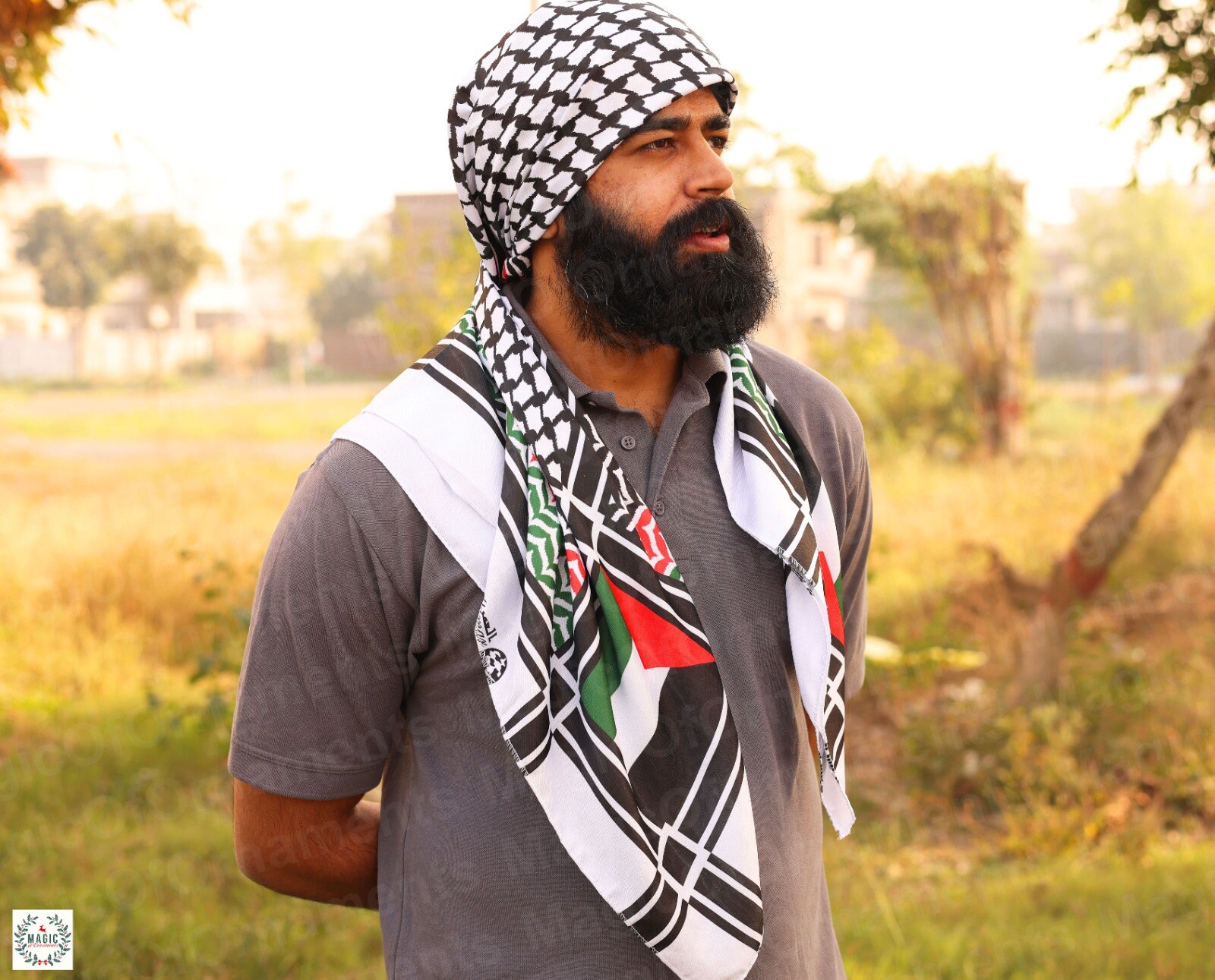 Keffiyeh Palestine Shemagh Scarf, Unique Arab Style Palestine Scarf ...