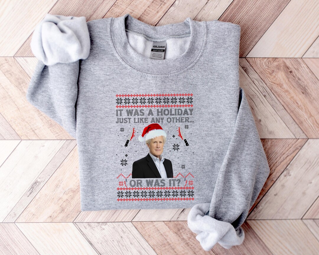 True Crime Christmas Sweater, True Crime Ugly Christmas Sweater Party ...
