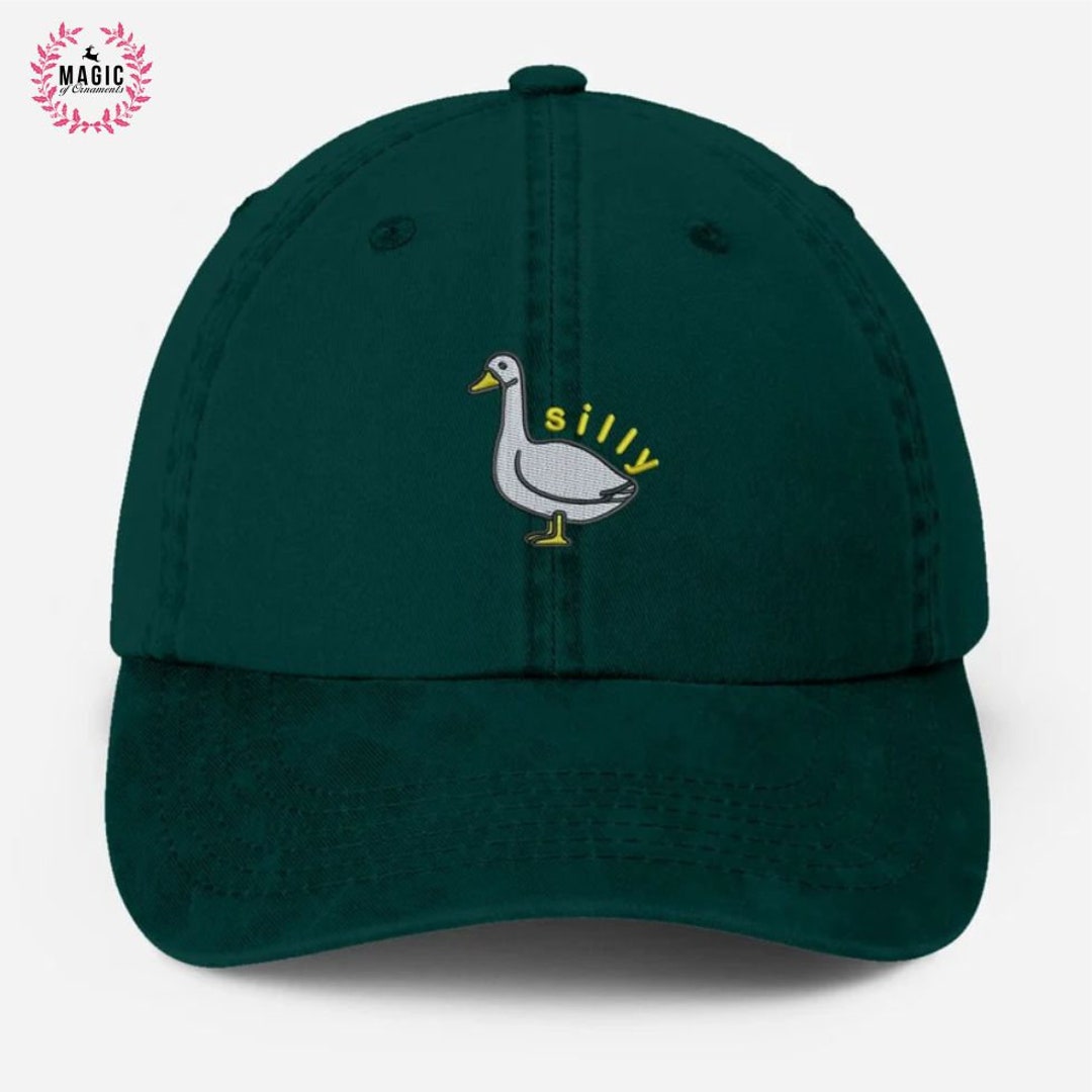 Silly Goose Summer Design Hat, Embroidered Silly Cool 6 Panel Camping ...