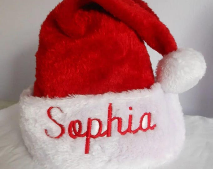 Personalized Santa Hats - Etsy