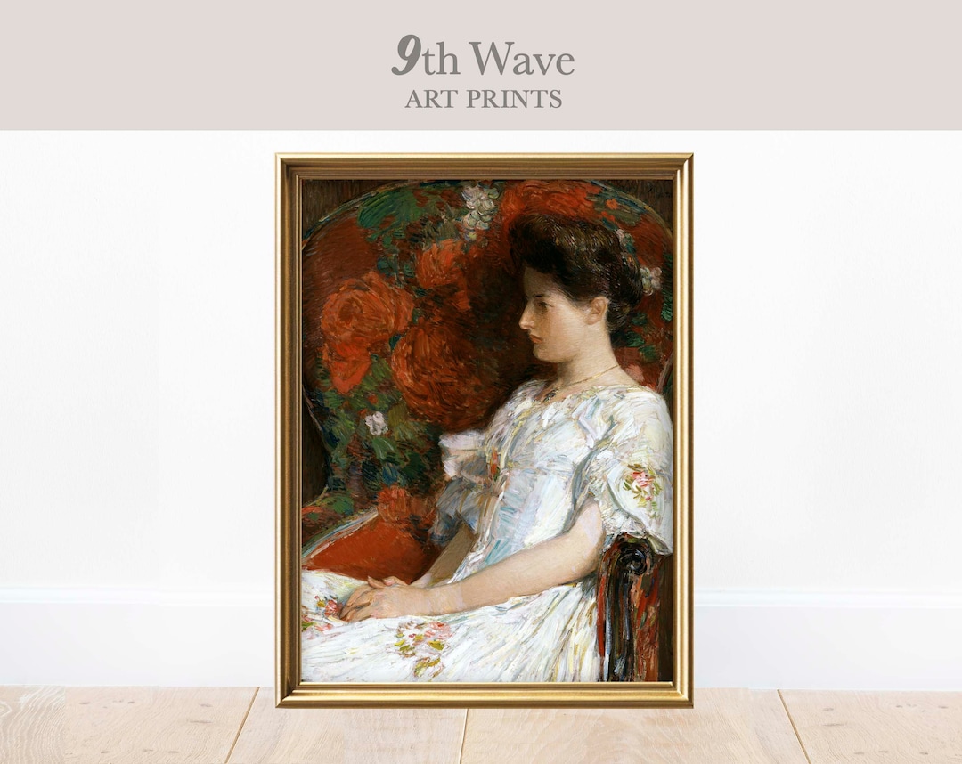 Antique Victorian Lady Painting, Vintage Lady Print, Instant Download ...