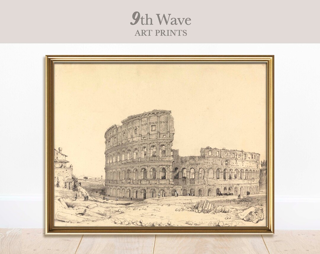 Roman Ruins Print | Roman Colosseum Instant Download Wall Decor ...