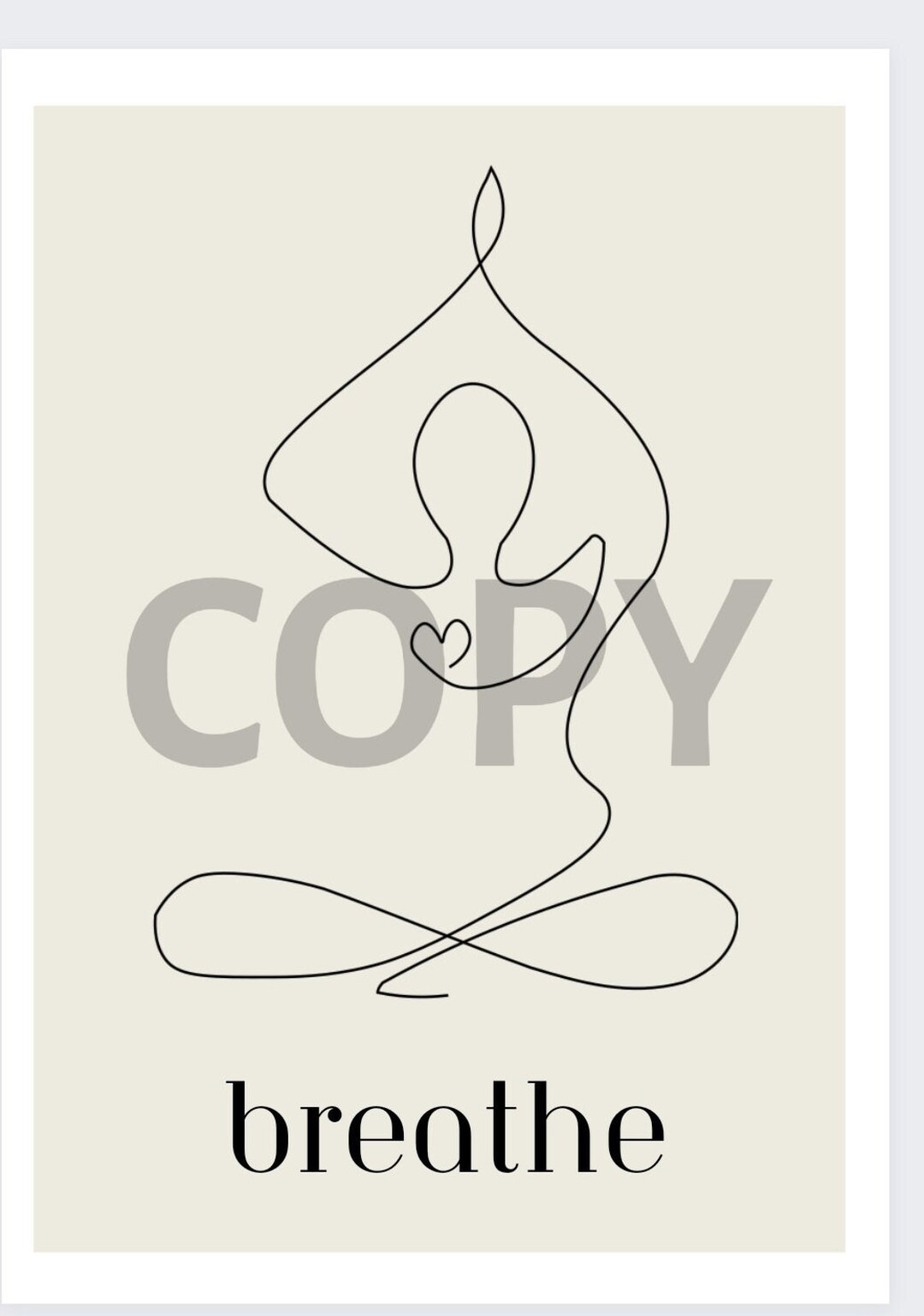 Download Printable Poster Breathe - Etsy