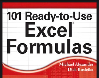 101 Most Popular Excel Formulas Bryan Hong - Etsy UK