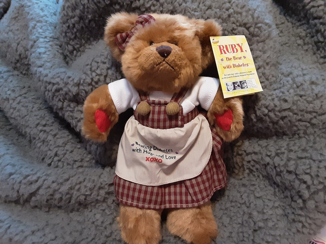 RUBY the Bear With Diabetes Vintage Doll - Etsy