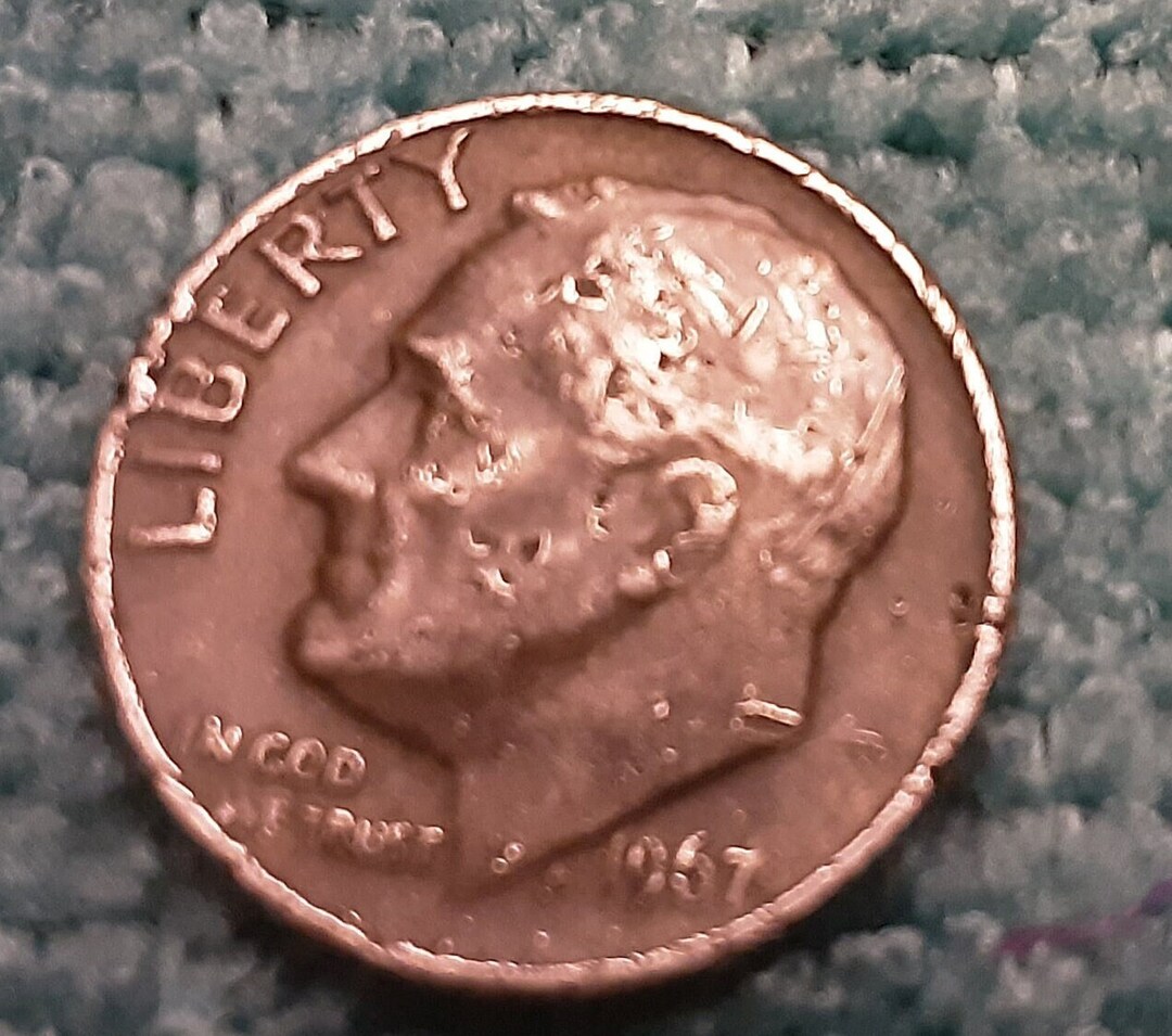 1967 Roosevelt Dime With No Mint Mark Post Mint Damage and Missing Clad Layer . RARE FIND. - Etsy