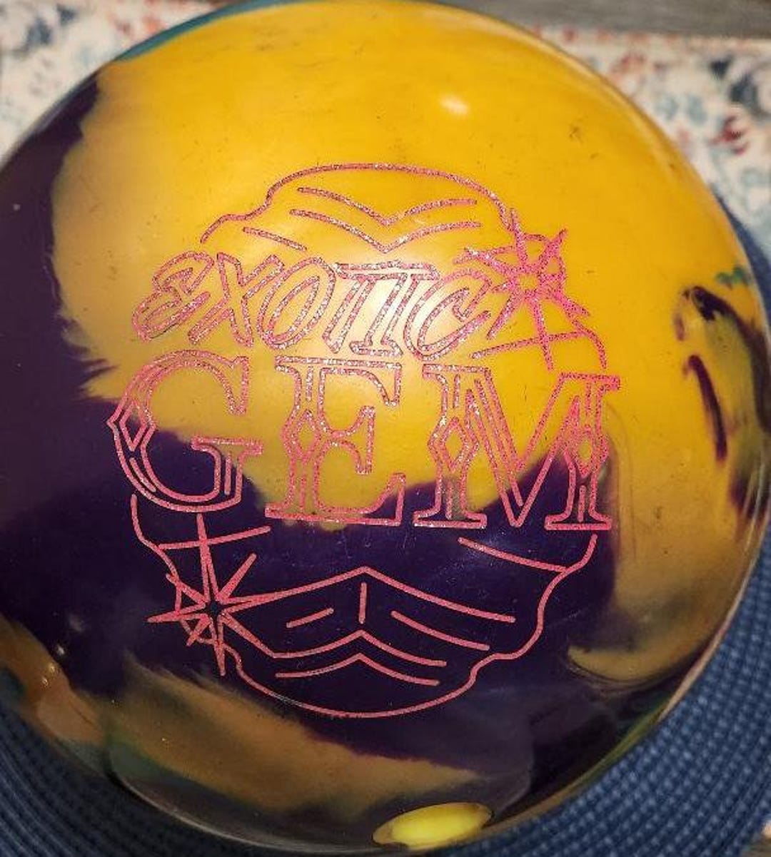 Exotic Gem Roro Grip Bowling Ball 15pd Used - Etsy