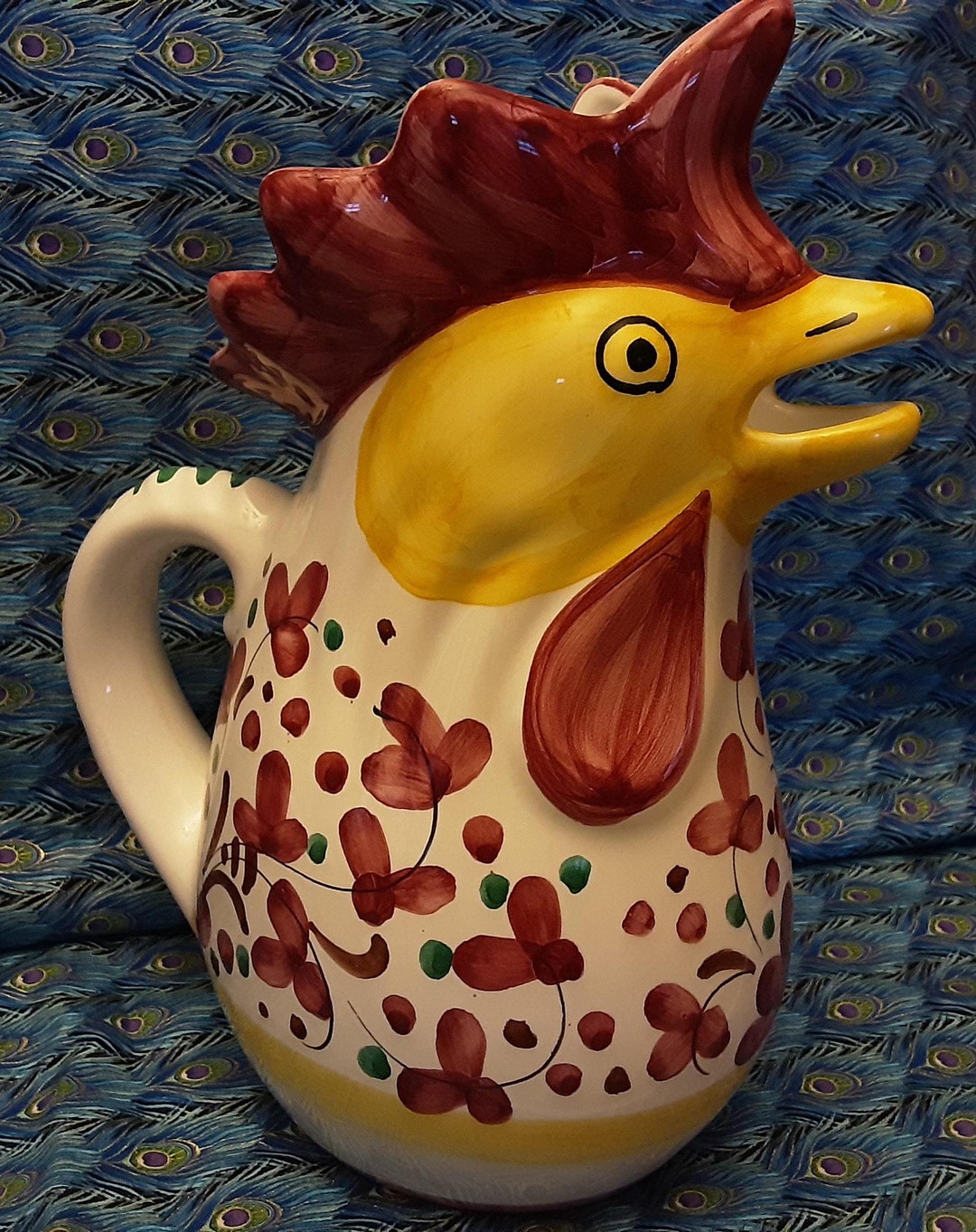 Classic Hand Painted Cama Deruta Pitcher Made in Italy - Etsy