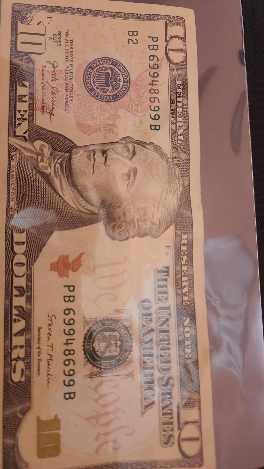 10 Dollar Fancy Serial Number Book Ends Rare Find. - Etsy