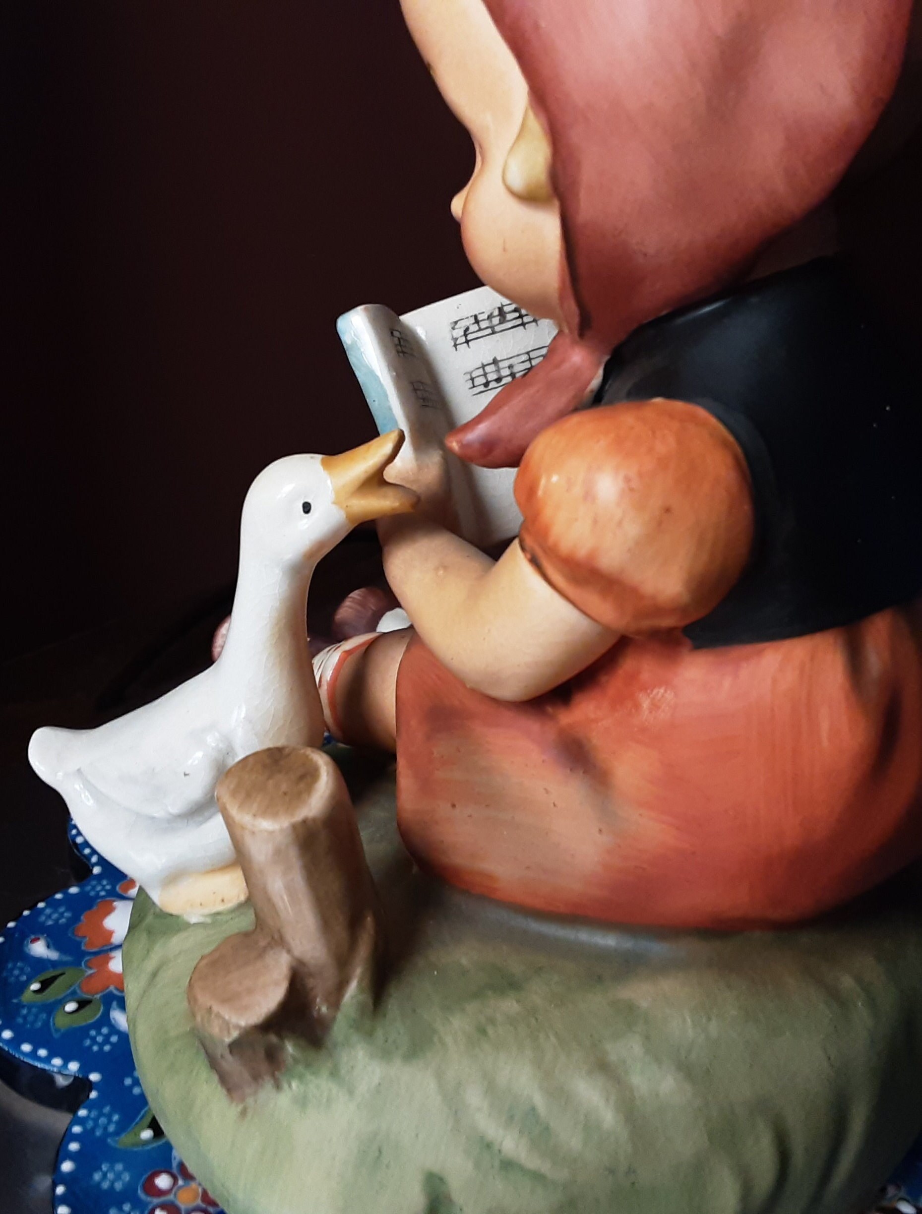 ERICH STAUFFER Vintage Hummel Life on the Farm With Girl and Goose. - Etsy