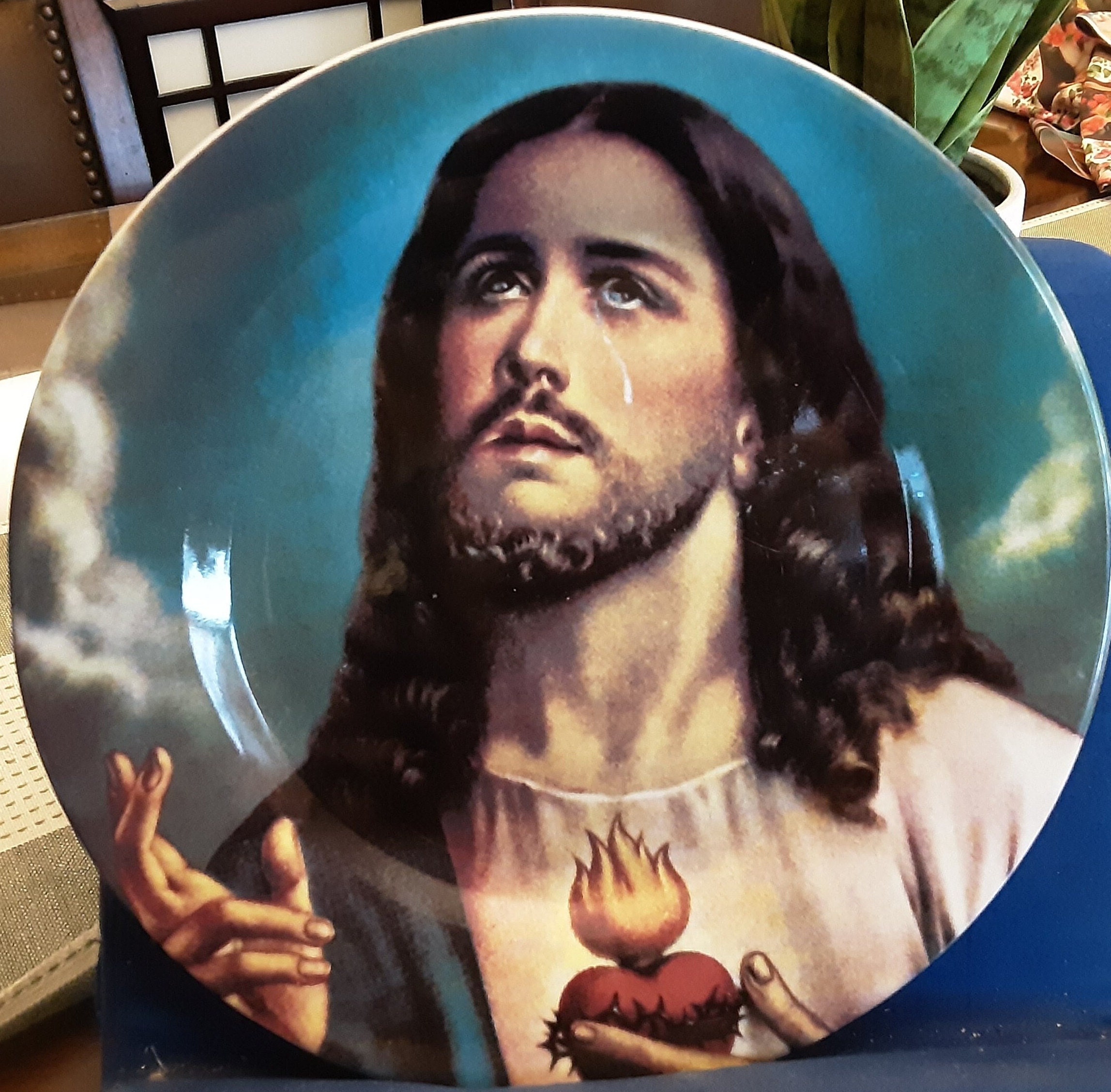 GIBSON Vintage Religious of Depicts of Jesus Plate 10.5 Will Bring ...