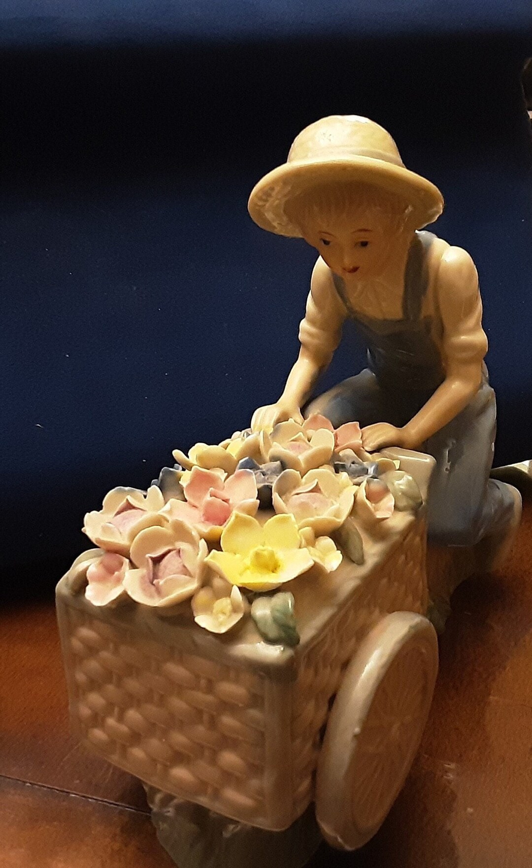 RARE Find / Vintage Lendale Ardalt Porcelain Boy Flower Peddler. - Etsy