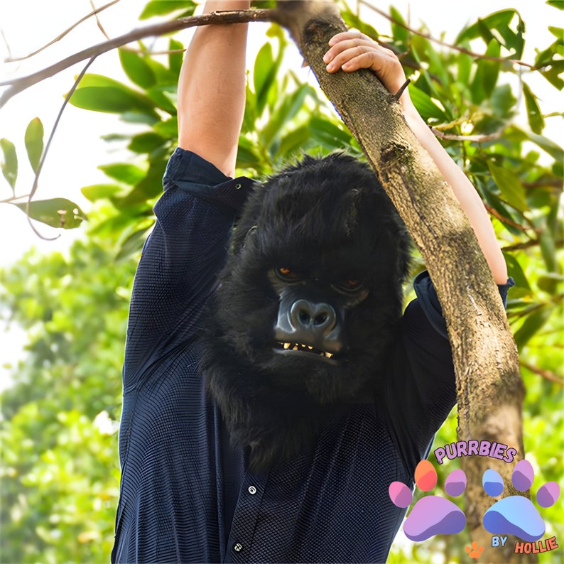 Monkey Fursuit Head for Adults: Unique Holiday Gift Handmade - Etsy