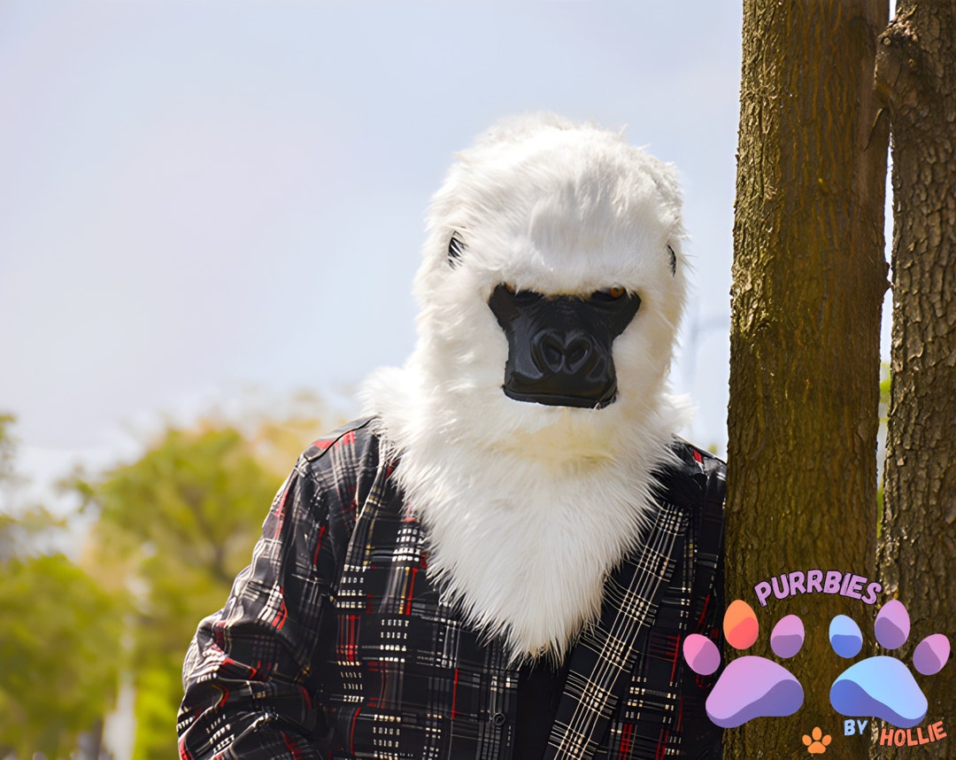 Monkey Fursuit Head for Adults: Unique Holiday Gift Handmade - Etsy