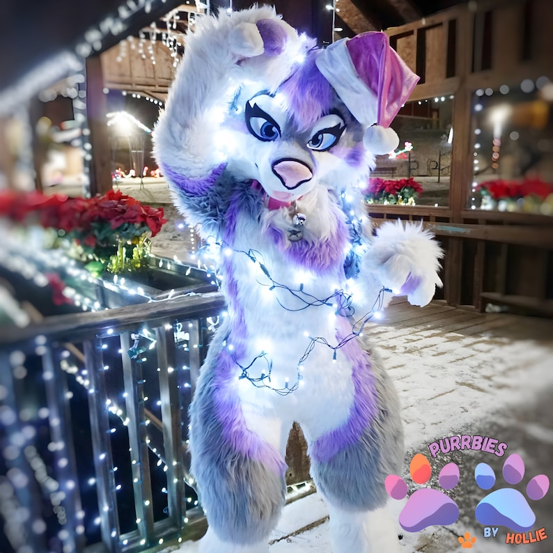 Buy Purple Fox Fursuit: Full Body Fursuit Cosplay Unique Gift for ...