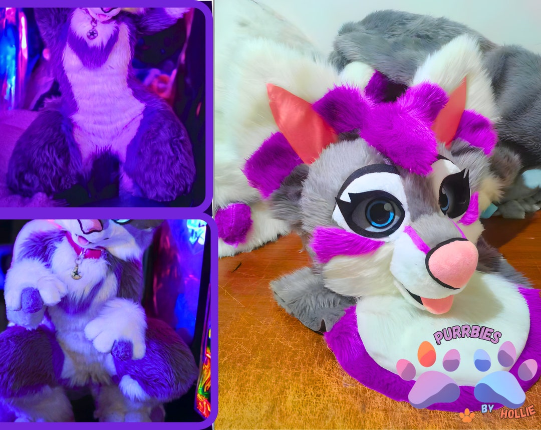 Purple Fox Fursuit: Full Body Fursuit Cosplay Unique Gift for - Etsy ...