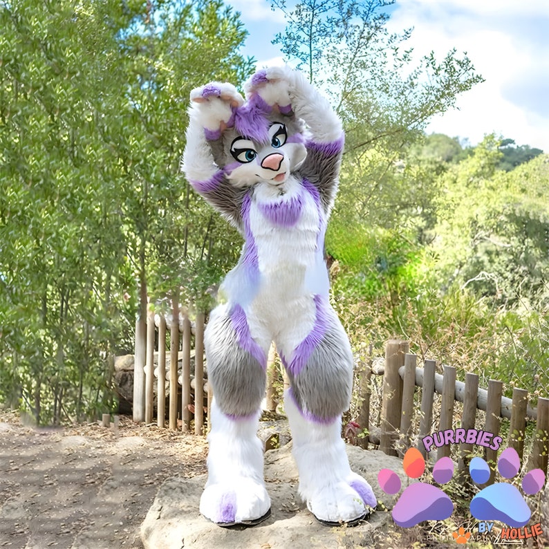Purple Fox Fursuit: Full Body Fursuit Cosplay Unique Gift for - Etsy Australia
