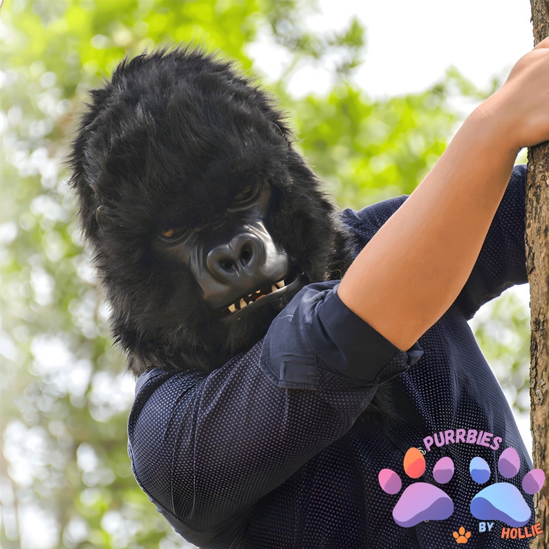 Monkey Fursuit Head for Adults: Unique Holiday Gift Handmade - Etsy