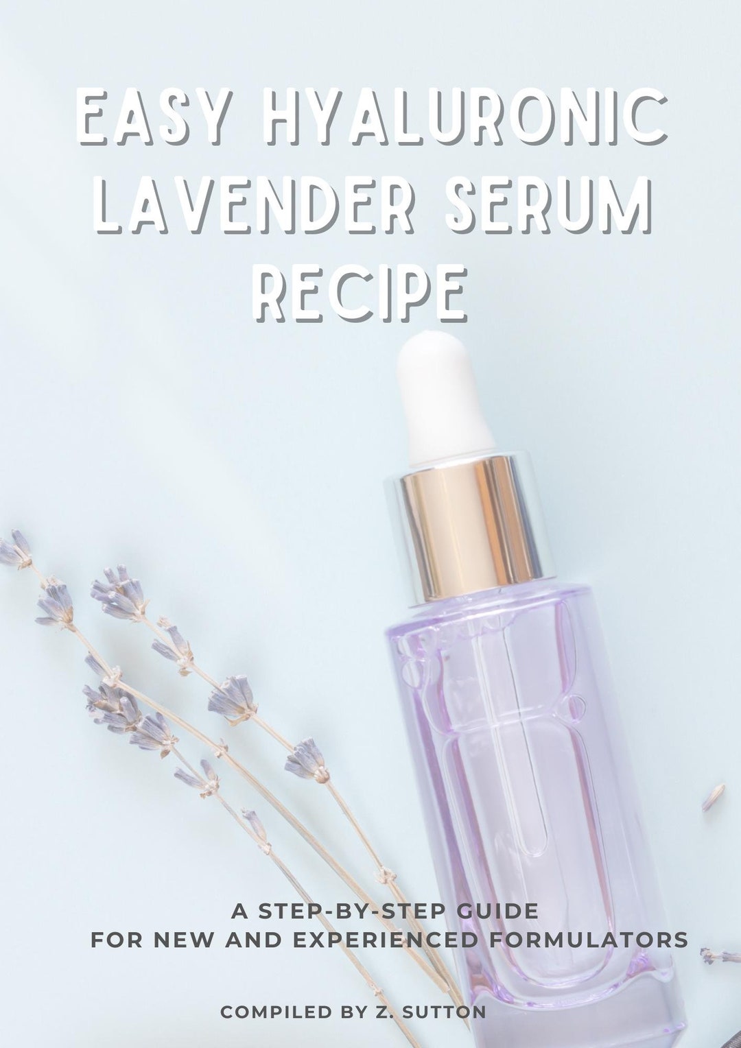 Hyaluronic Lavender Facial Serum Recipe Book Hyaluronic Acid Serum ...