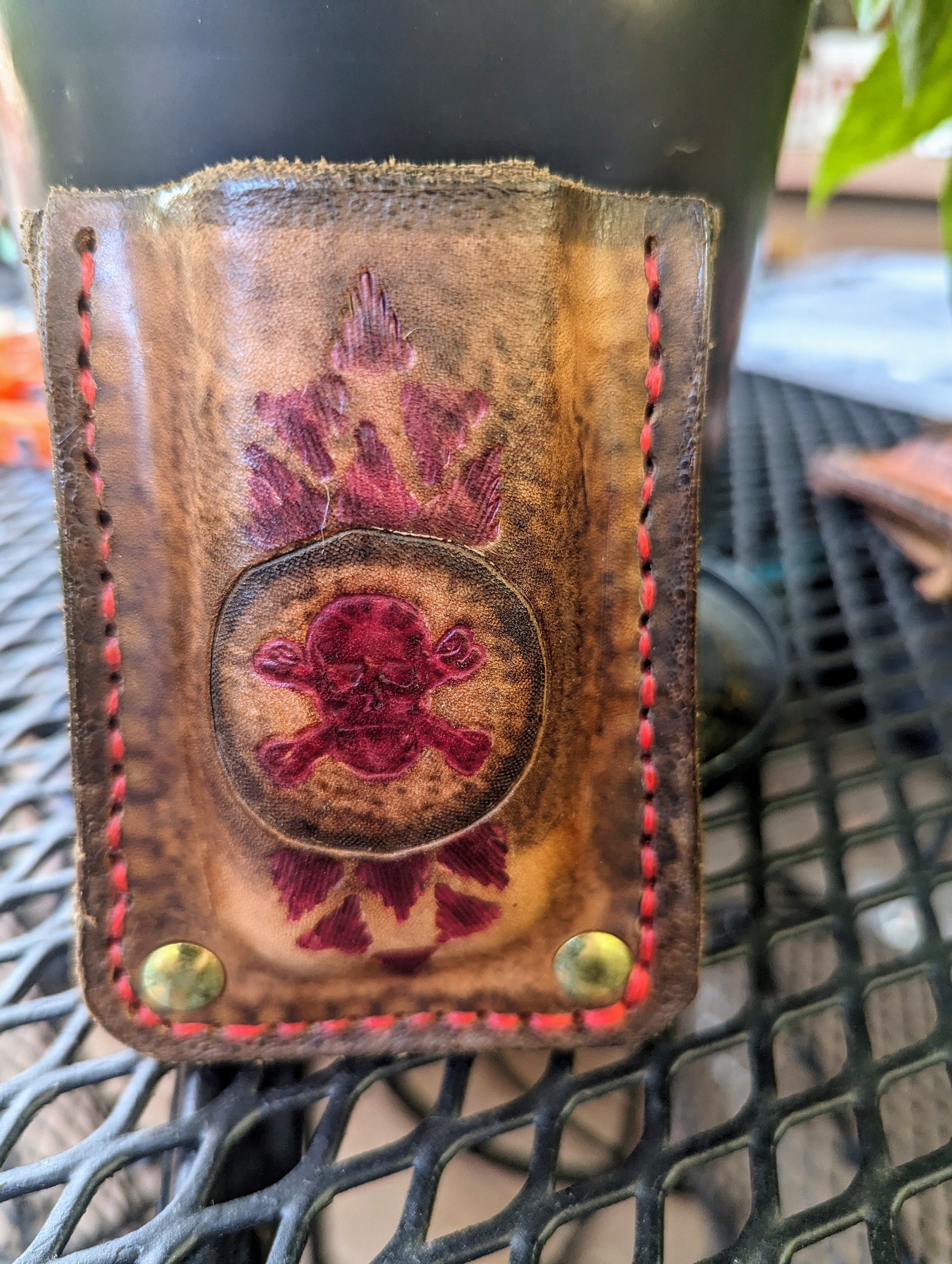 Leather Mag Holder for One 9mm - Etsy