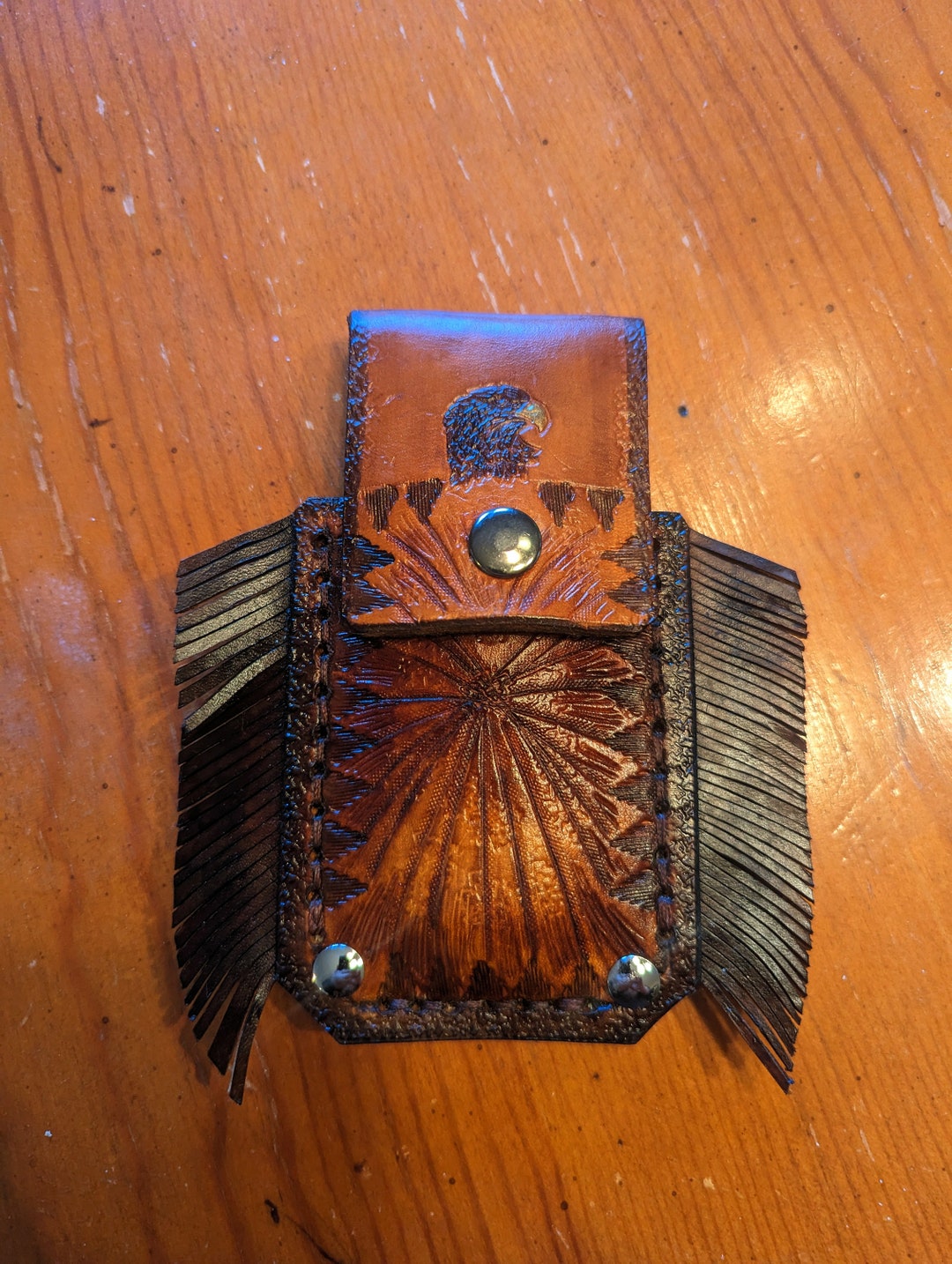 Leather Sheath Folding Knife 110 or Similar - Etsy