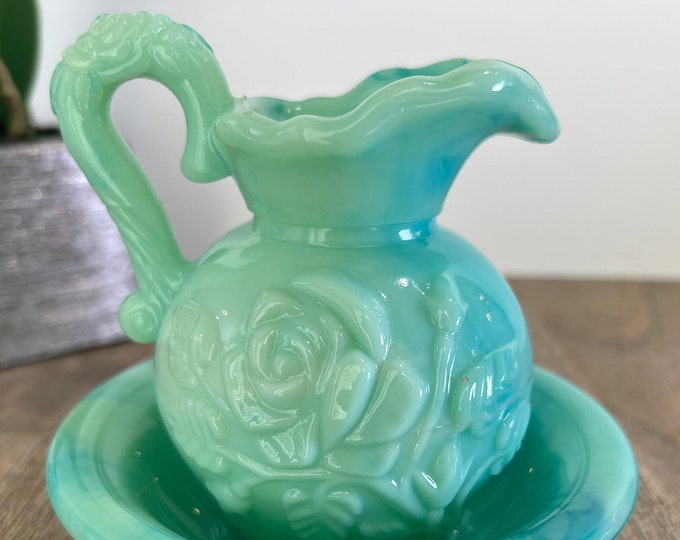 Avon Jadeite Pitcher and Basin- Vintage - Etsy