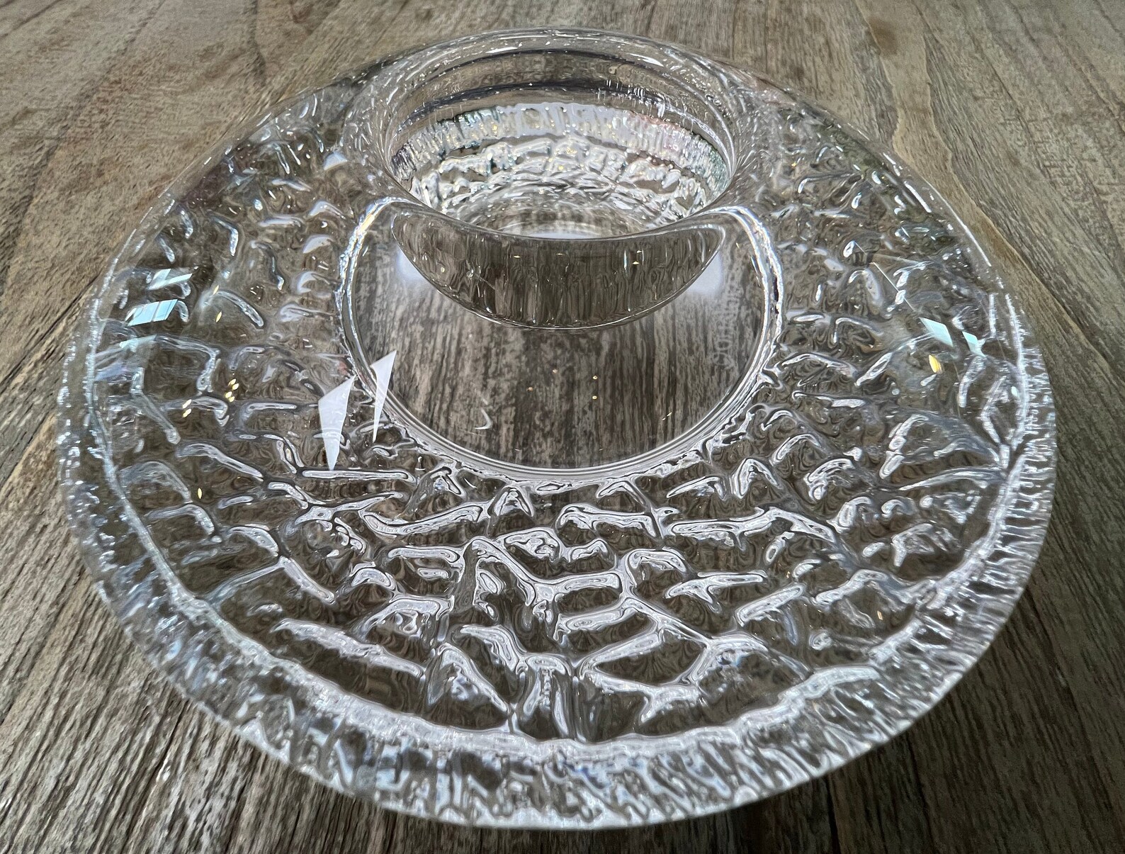 Orrefors Discus Candle Holder - Etsy