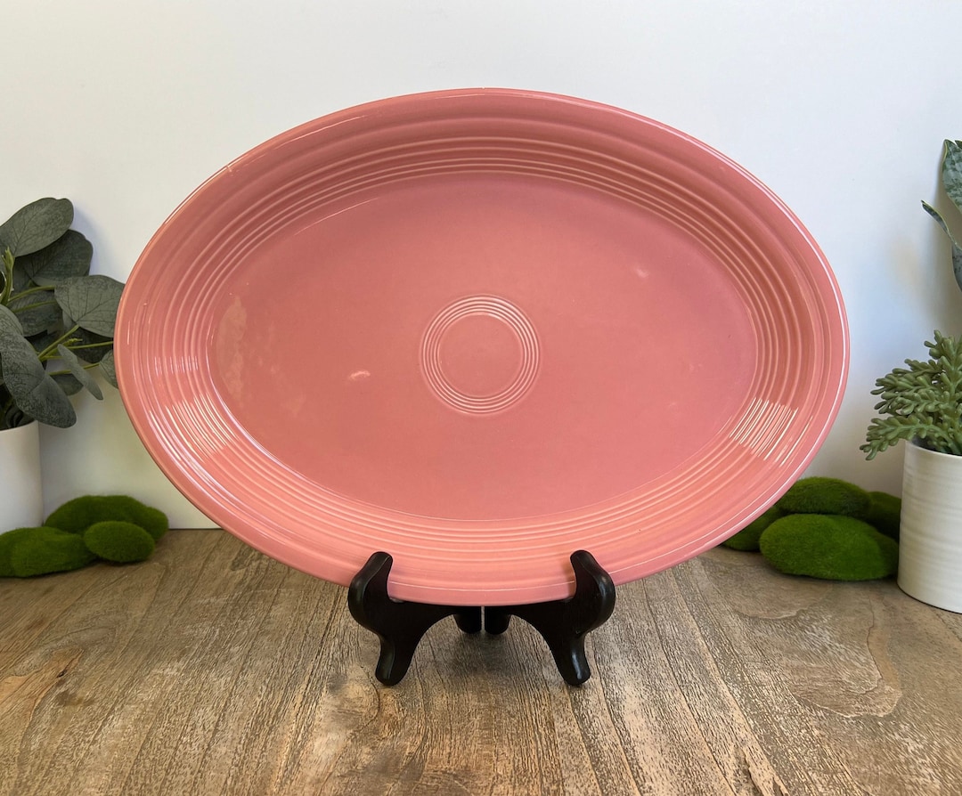 Pink Fiestaware Platter - 13.5 Inch - Etsy