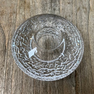 Orrefors Discus Candle Holder - Etsy