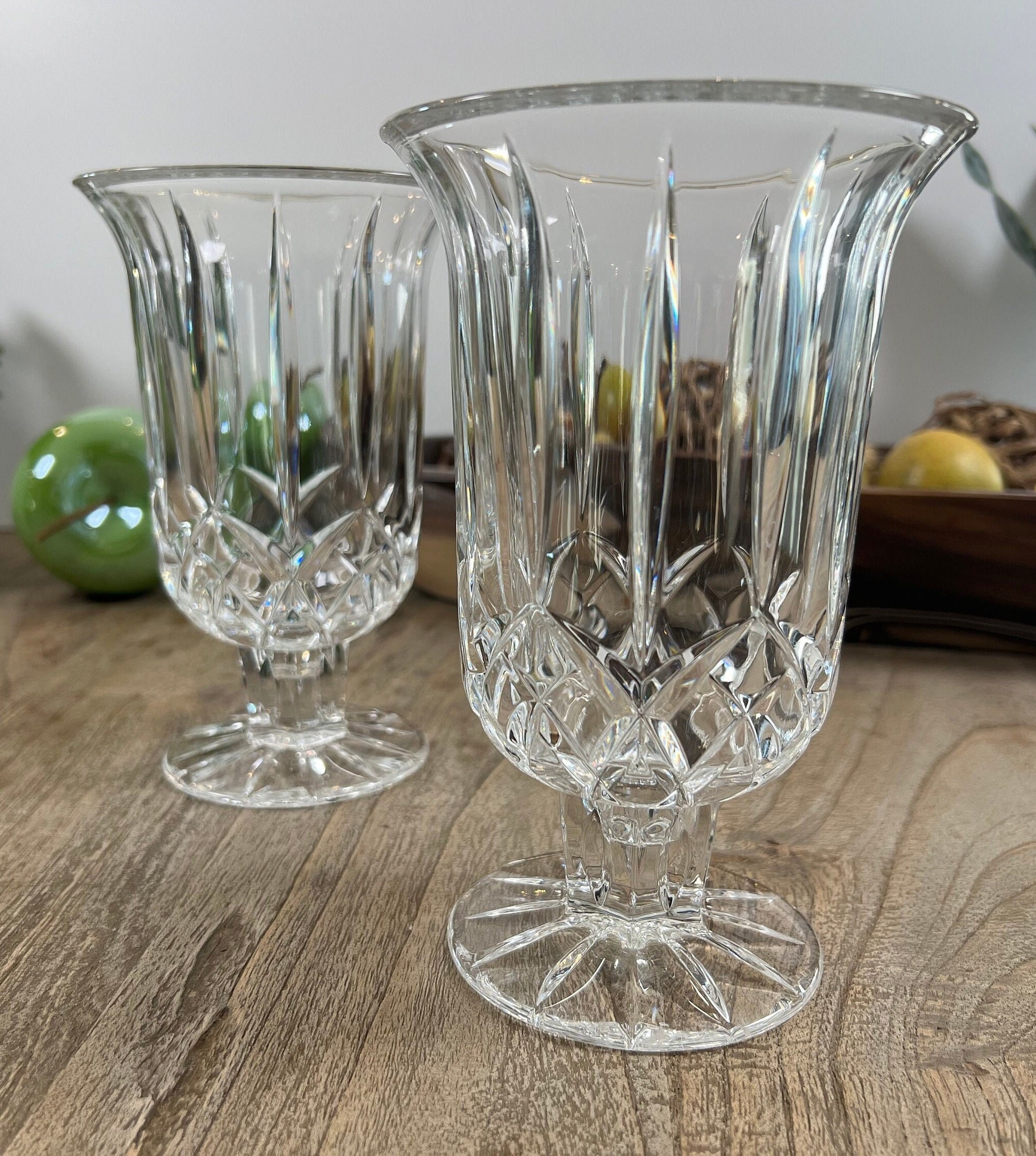 Crystal Hurricane Candle Holder