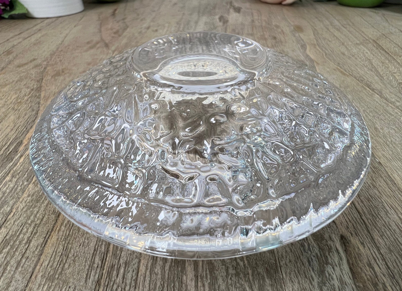 Orrefors Discus Candle Holder - Etsy