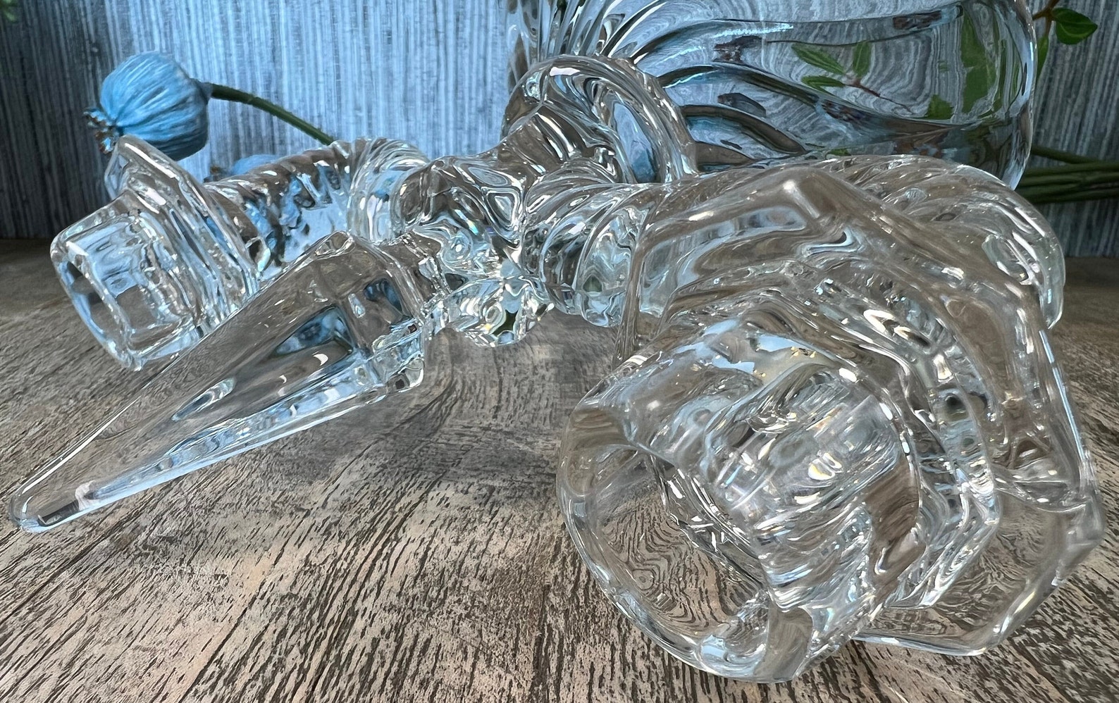 Fostoria Crystal Dual Candle Holder - Etsy