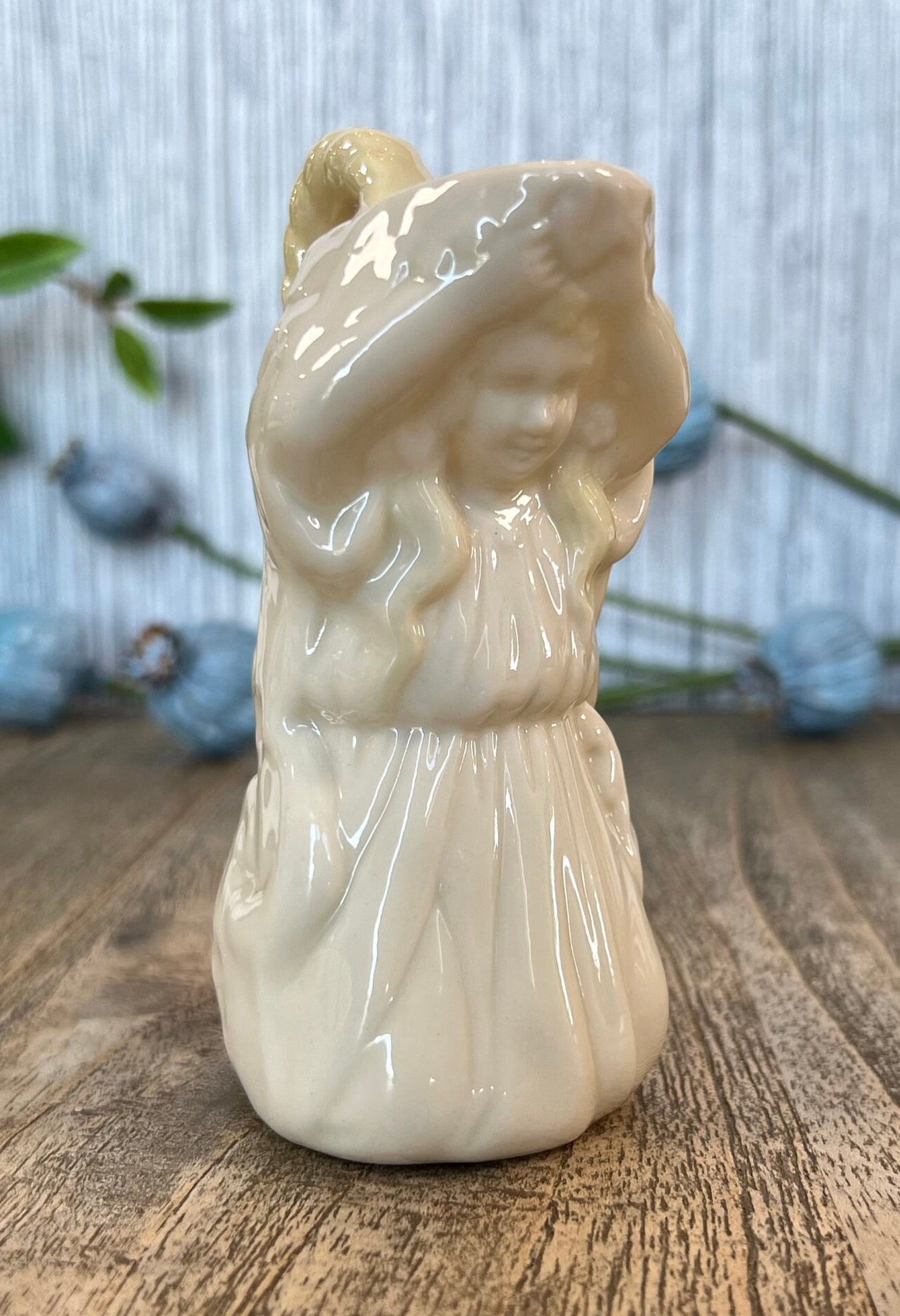 Belleek Undine Water Nyphme Maiden Porcelain Pitcher - Etsy