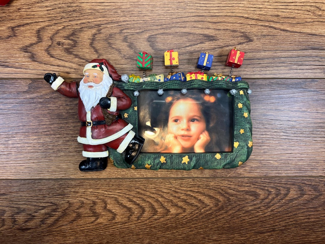 Charming Santa Picture Frame 4 X 6 Photo - Etsy