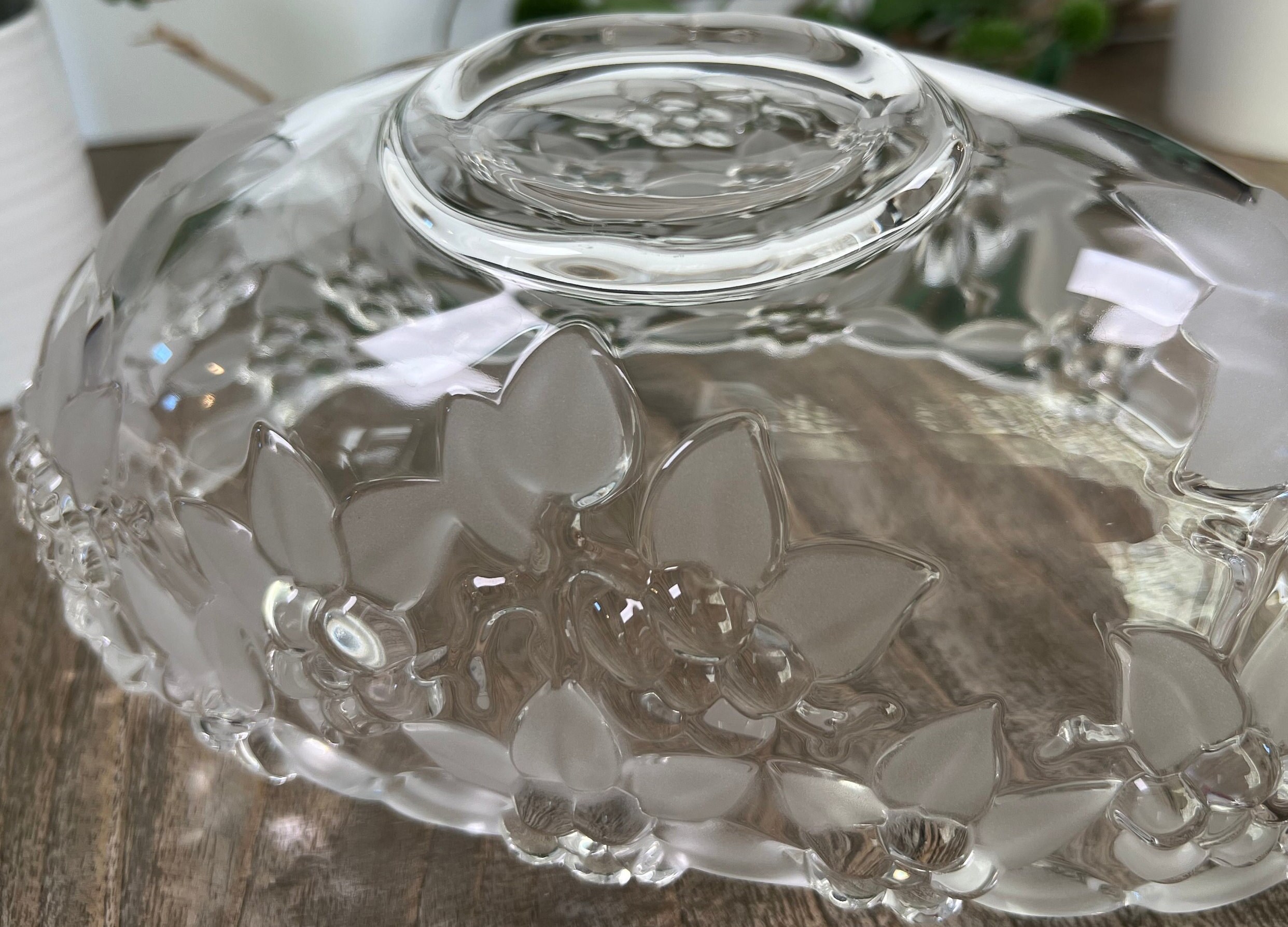 Vintage Mikasa Crystal Glass Serving Bowl/vase - Etsy