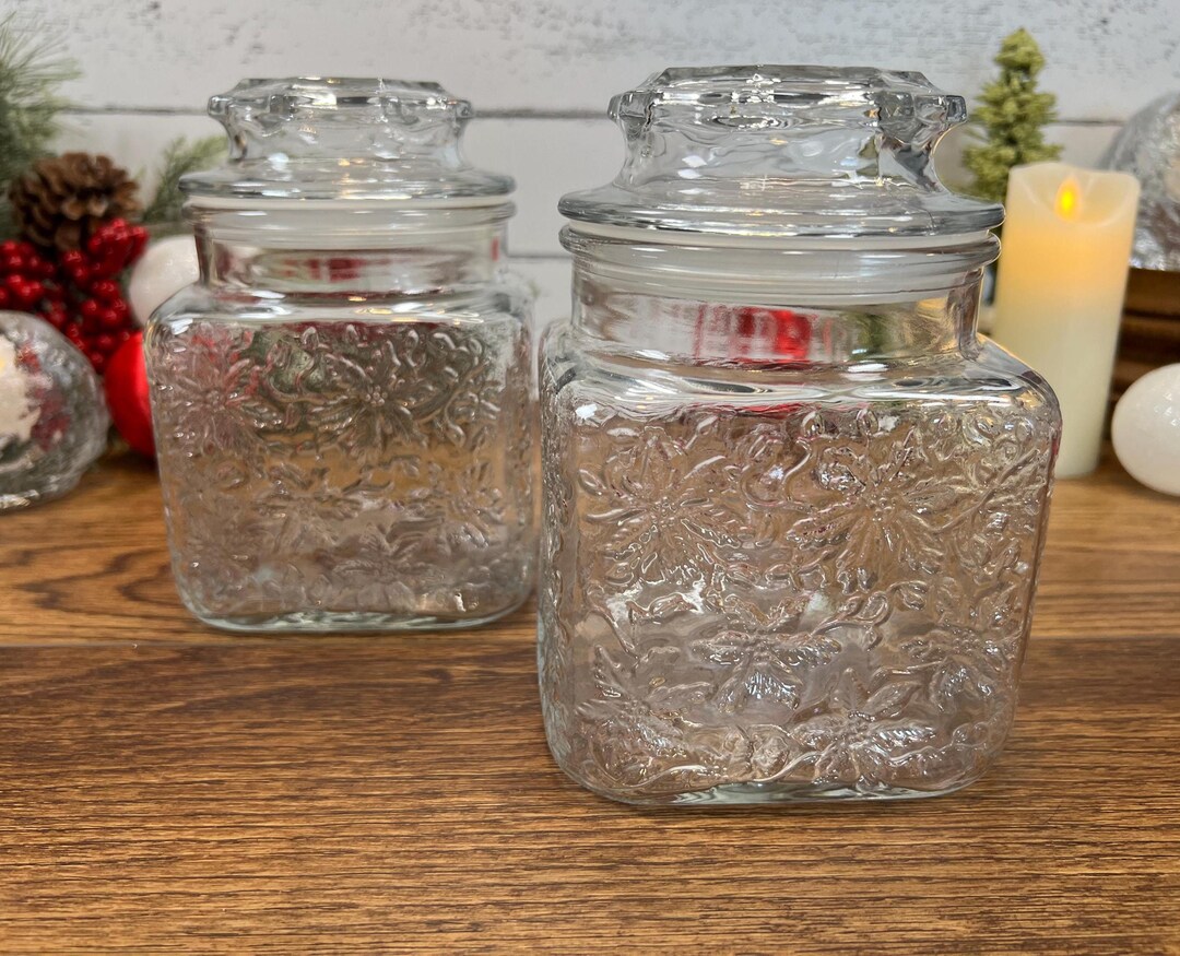 Vintage Princess House Fantasia Glass Canister With Lid - Sold ...