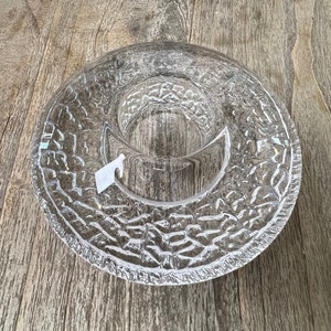 Orrefors Discus Candle Holder - Etsy