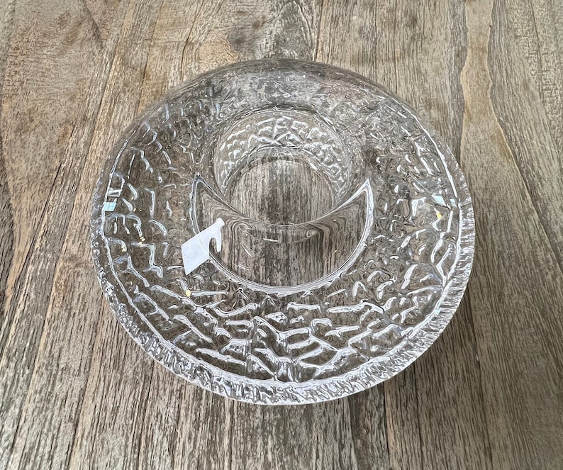 Orrefors Discus Candle Holder - Etsy