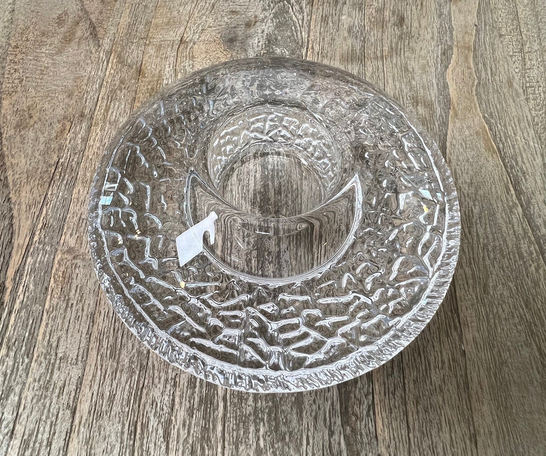Orrefors Discus Candle Holder - Etsy