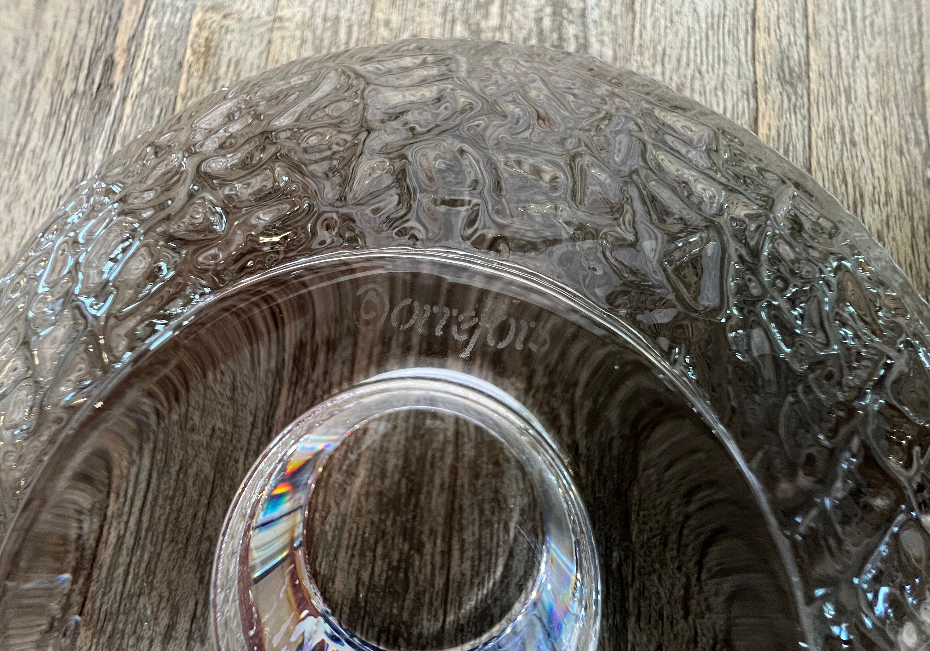 Orrefors Discus Candle Holder - Etsy