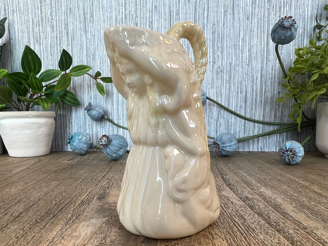 Belleek Undine Water Nyphme Maiden Porcelain Pitcher - Etsy